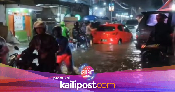11 RT di Jakarta dan 1 Ruas Jalan Terendam Banjir Pagi Ini - KAILIPOST