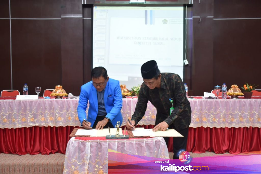 BPJPH Kemenag RI dan Untad Jalin MoU Penjaminan Produk Halal - KAILIPOST