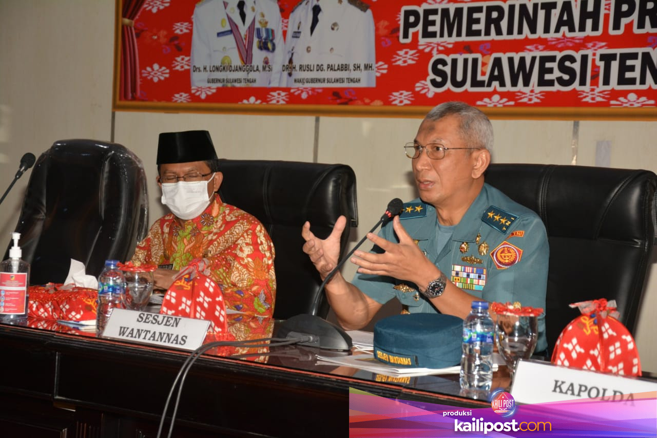 Tim Kajida Setjen Wantannas Kunjungi Sulteng - KAILIPOST