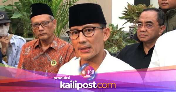 Tak Jadi Cawapres Ganjar Pranowo, Ini Tanggapan Sandiaga - KAILIPOST