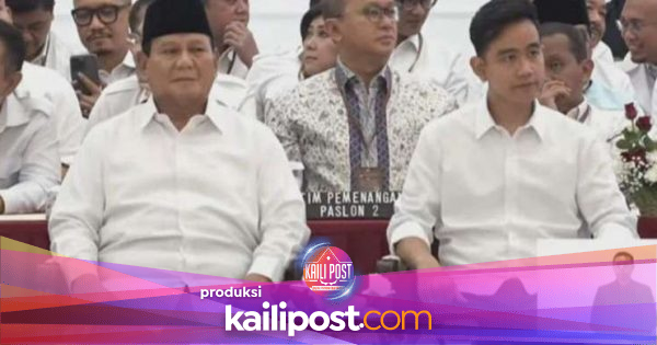 Sah ! Prabowo-Gibran Resmi Ditetapkan Sebagai Pemenang Pilpres 2024 - KAILIPOST