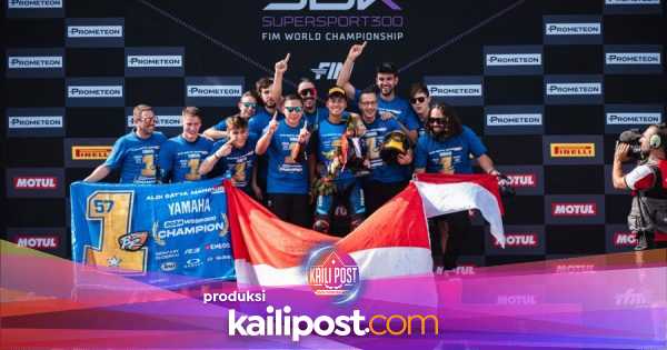 Cetak Sejarah, Aldi Mahendra Raih Gelar Juara Dunia WorldSSP300 2024 - KAILIPOST
