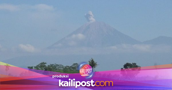 Gunung Semeru Kembali Erupsi, Tinggi Letusan Capai 800 Meter - KAILIPOST